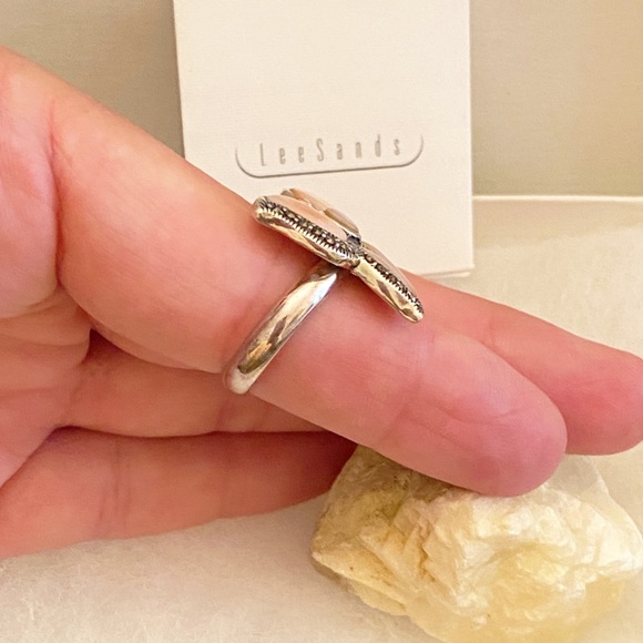 Lee Sands | Jewelry | Lee Sands Sterling Silver Pink Mother Of Pearl ...